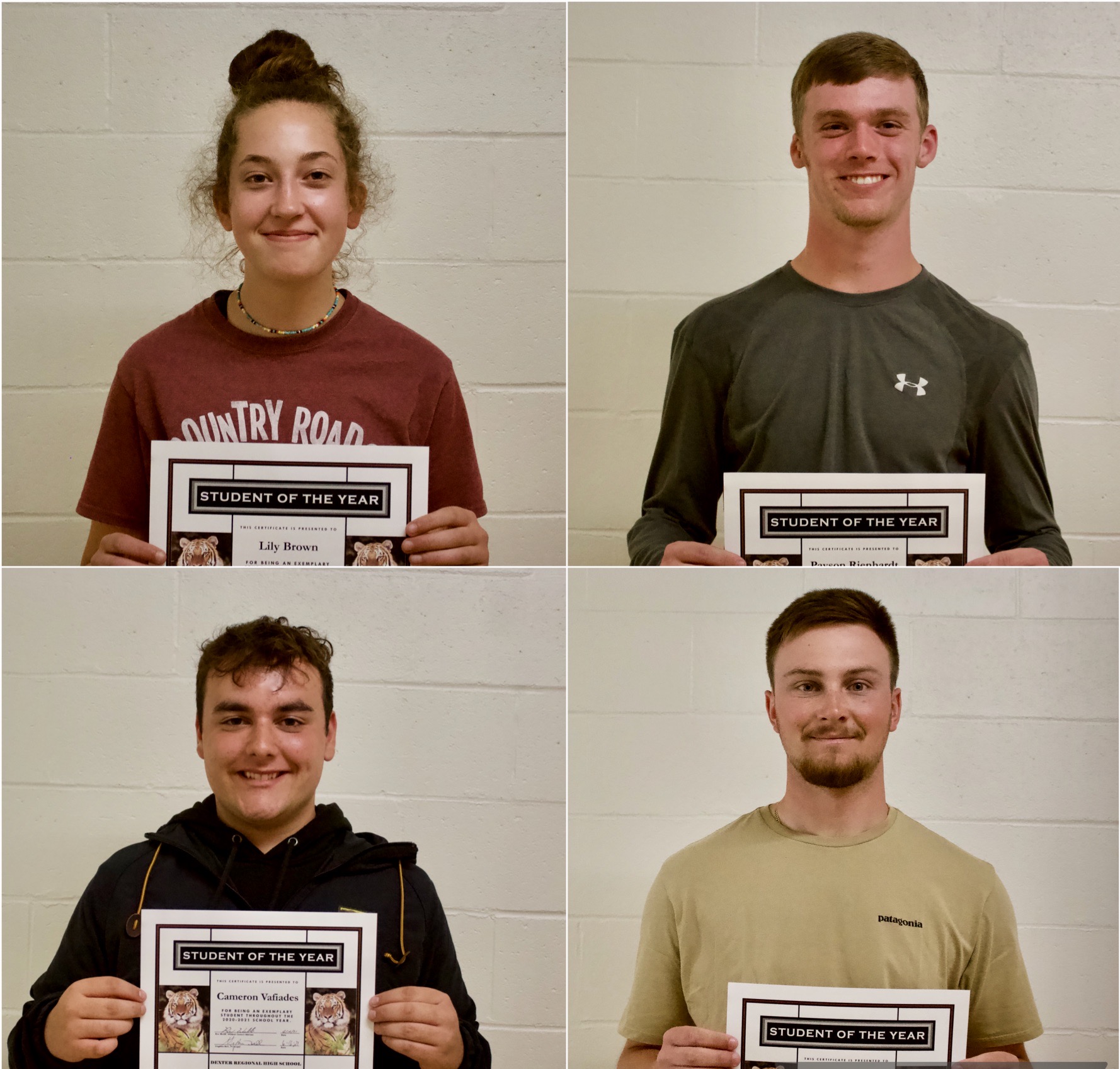 Dexter Regional High School Students of the Year -Piscataquis Observer