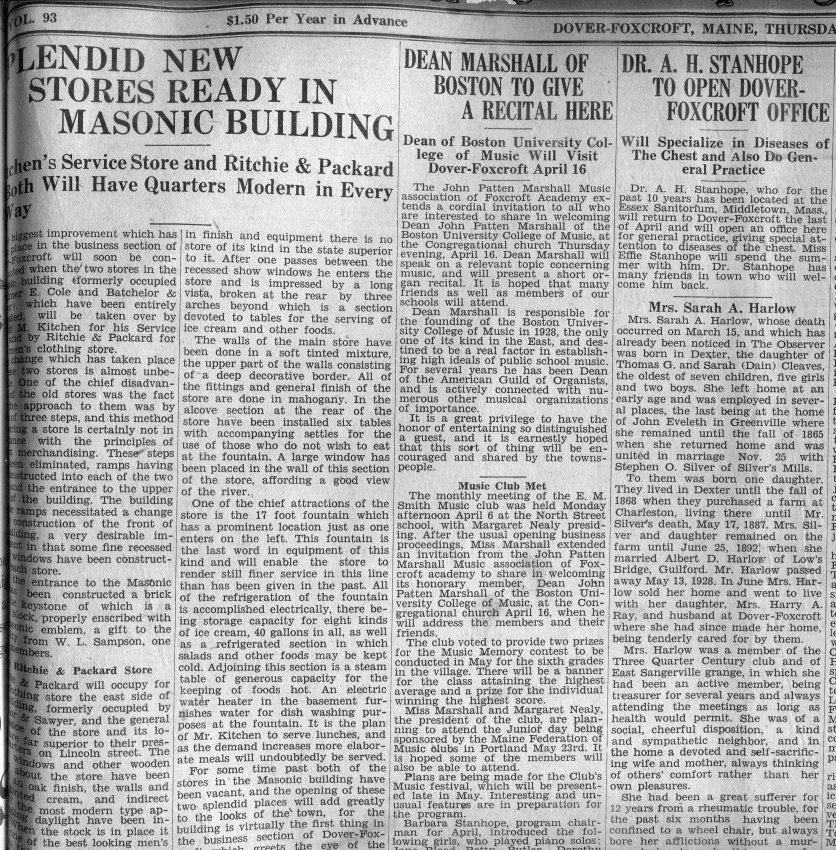 New owners will transform historic Masonic Temple in Dover-Foxcroft ...