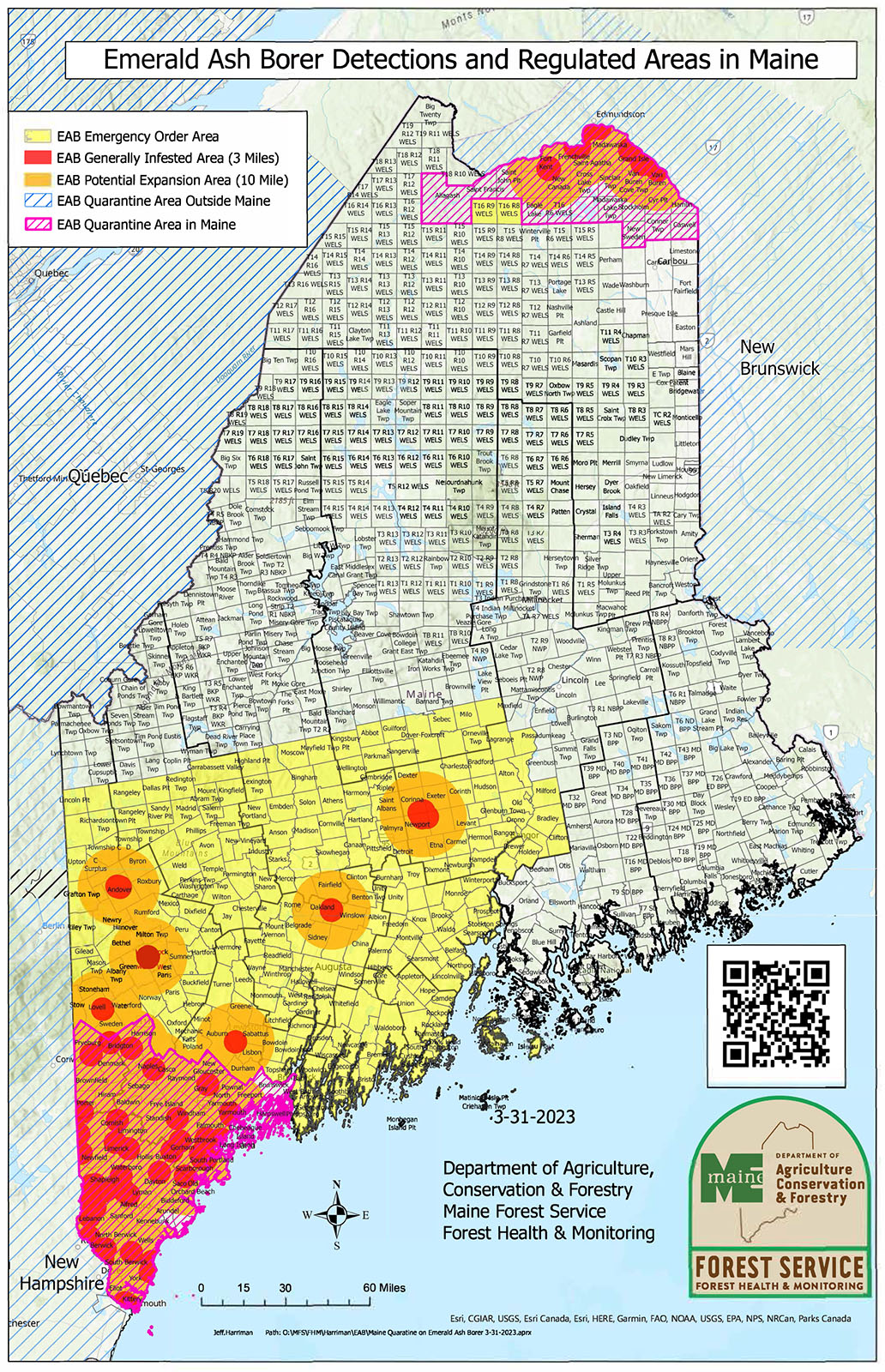 Emergency order area announced as invasive emerald ash borer continues ...
