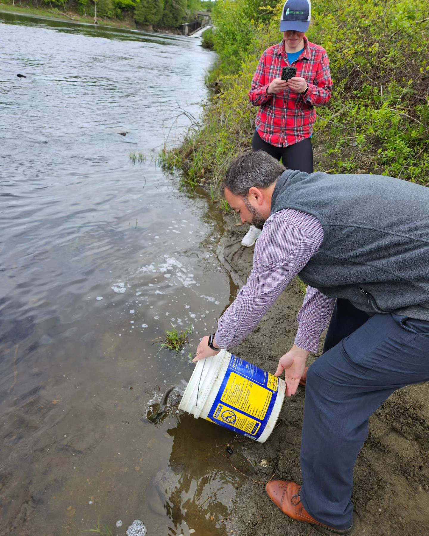 Fish into water, SeDoMoCha fourth-graders release their trout ...