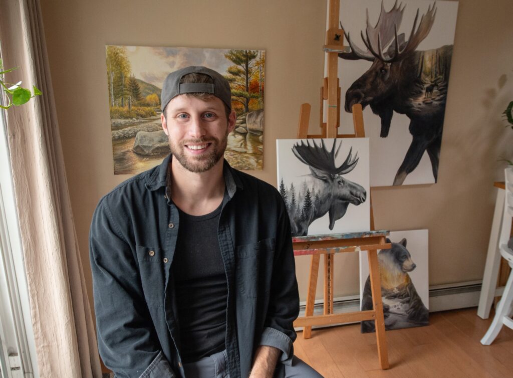 Inspired by iconic wildlife, this Maine outdoorsman’s art career has ...