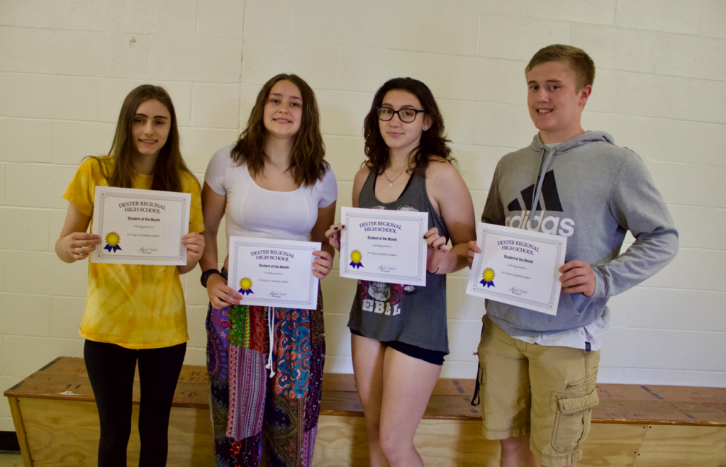 Dexter Regional High School May Students of the Month -Piscataquis Observer