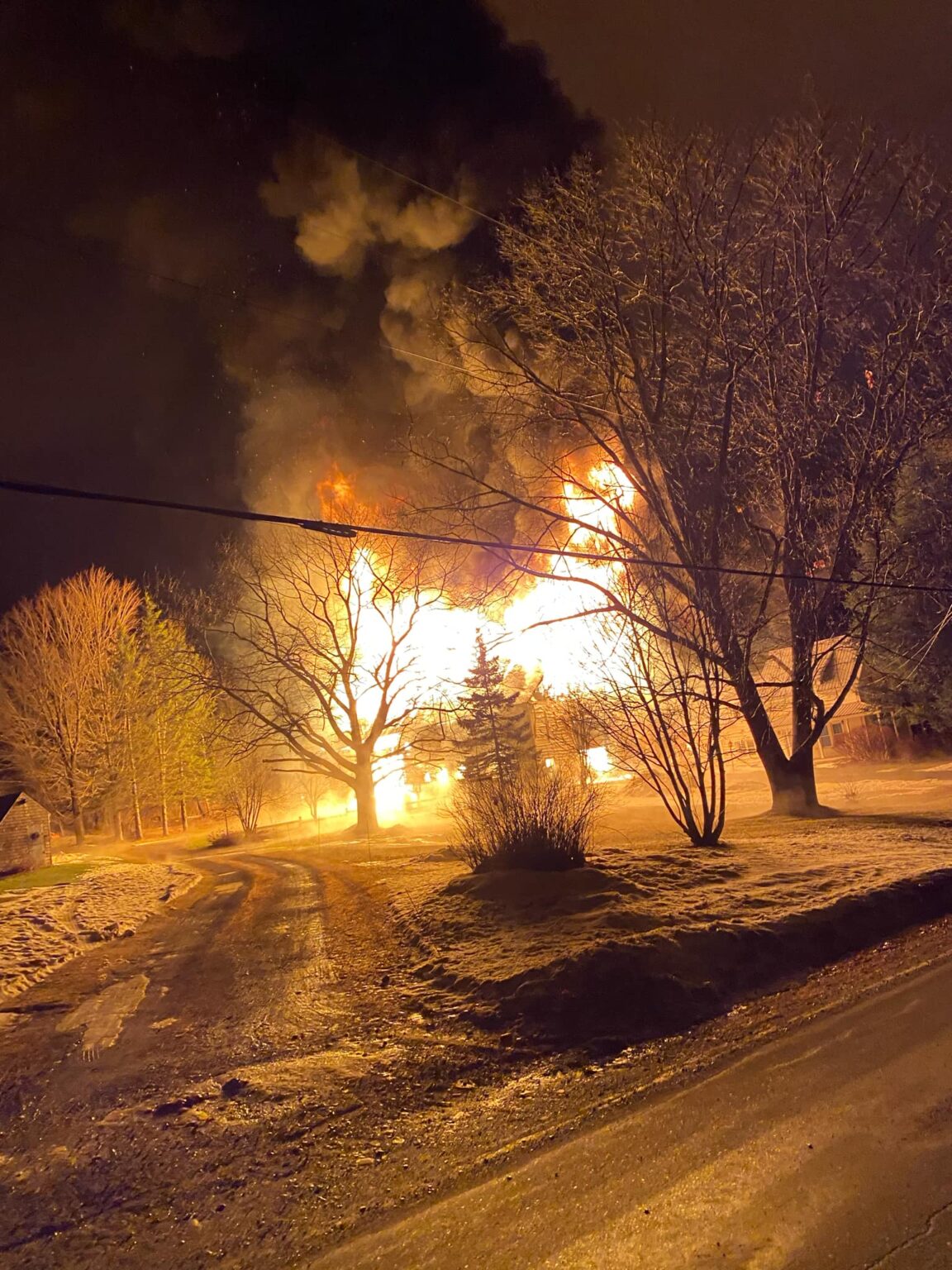 ‘Very large’ barn burns in Atkinson -Piscataquis Observer