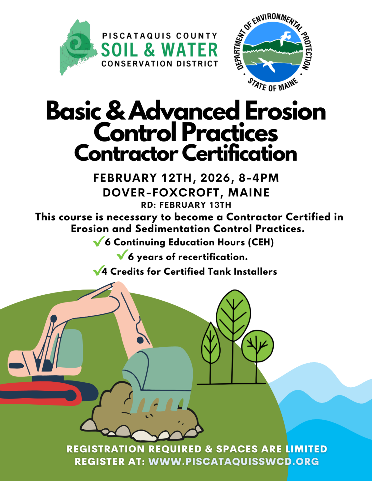 PCSWCD to host contractor certification course -Piscataquis Observer