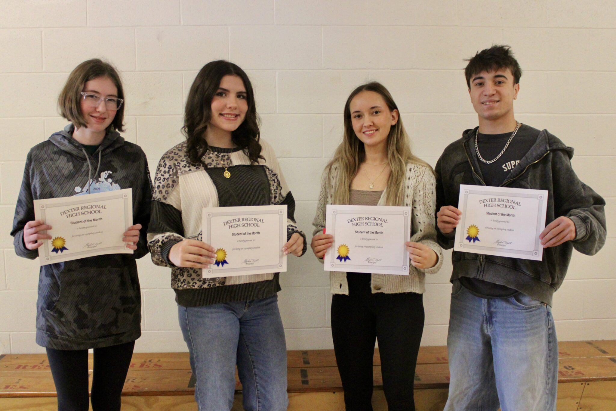 Dexter Regional High School December Students of the Month -Piscataquis ...