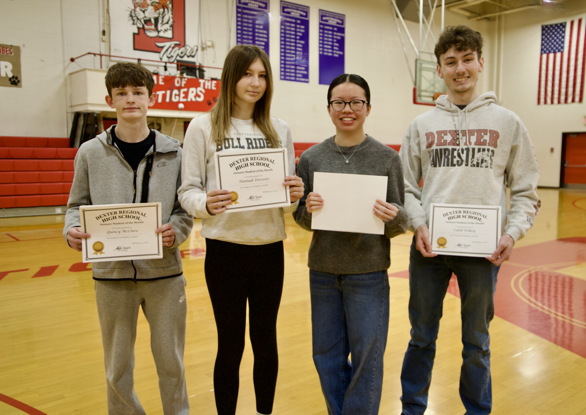 Dexter Regional High School January Students of the Month -Piscataquis ...