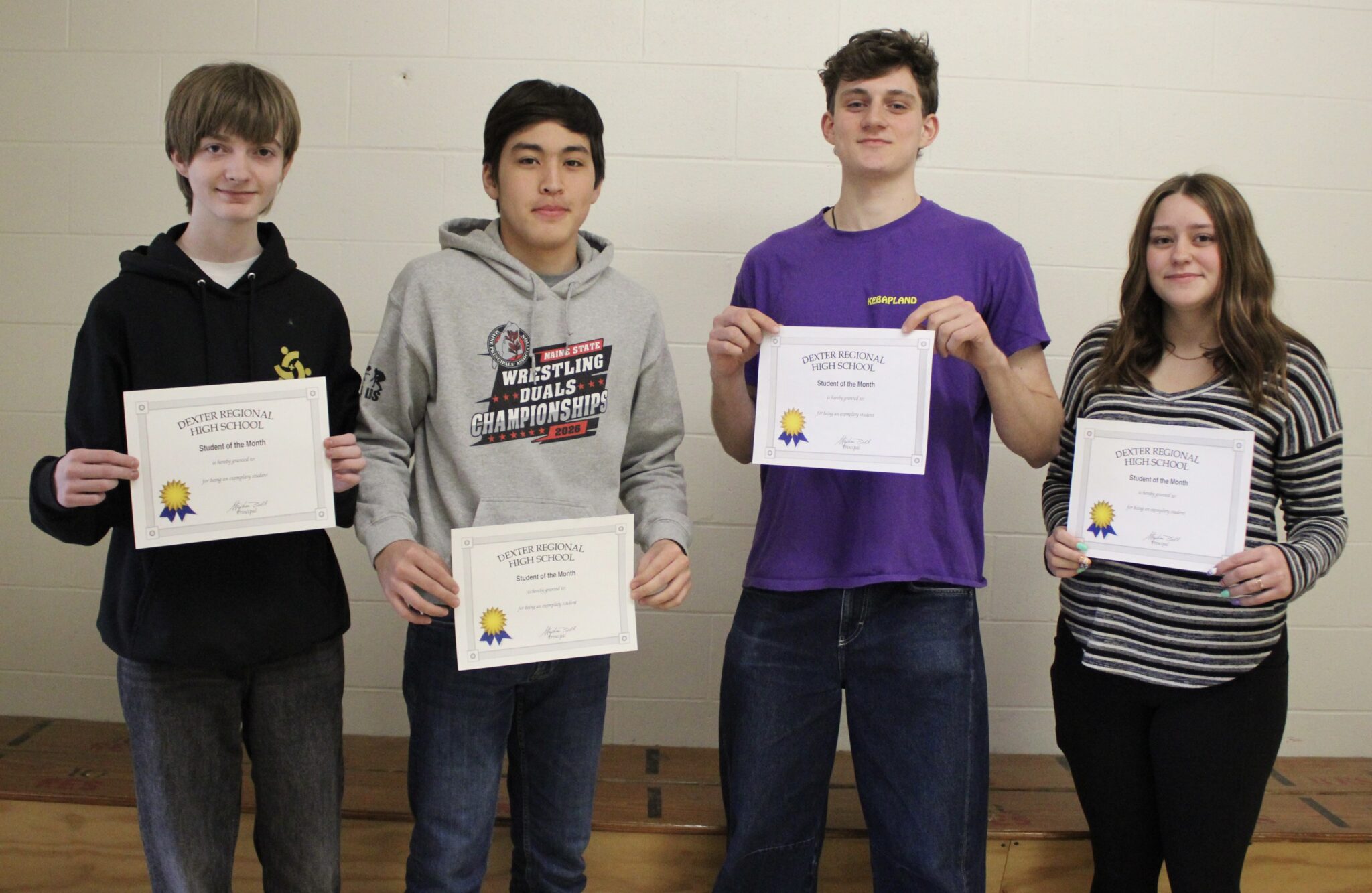Dexter Regional High School March Students of the Month -Piscataquis ...